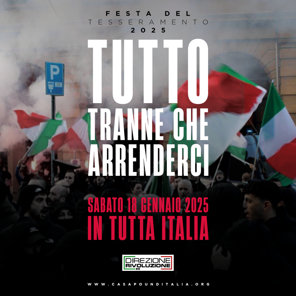 Feste del Tesseramento 2025 in tutta Italia - CasaPound Italia